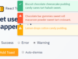Toast Notification System For React Reactscript