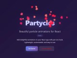 23 Particle Animations For React Apps Partycles Reactscript
