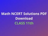 Class 11 Math Ncert Solution Pdf Download Readaxis