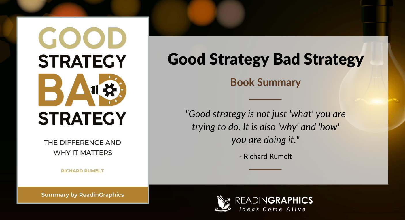 Book Summary - Good Strategy, Bad Strategy: The Difference and Why it ...