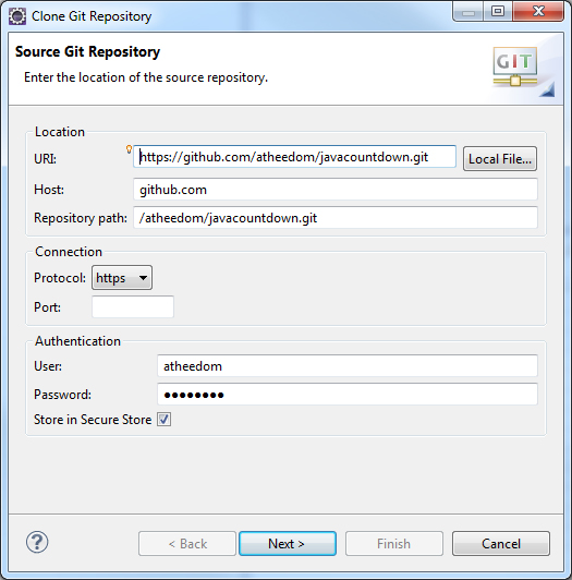 Java Ee Project From Remote Github Repository 4727