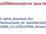Java Lang Outofmemoryerror Java Heap Space Issue With Bsu Sh