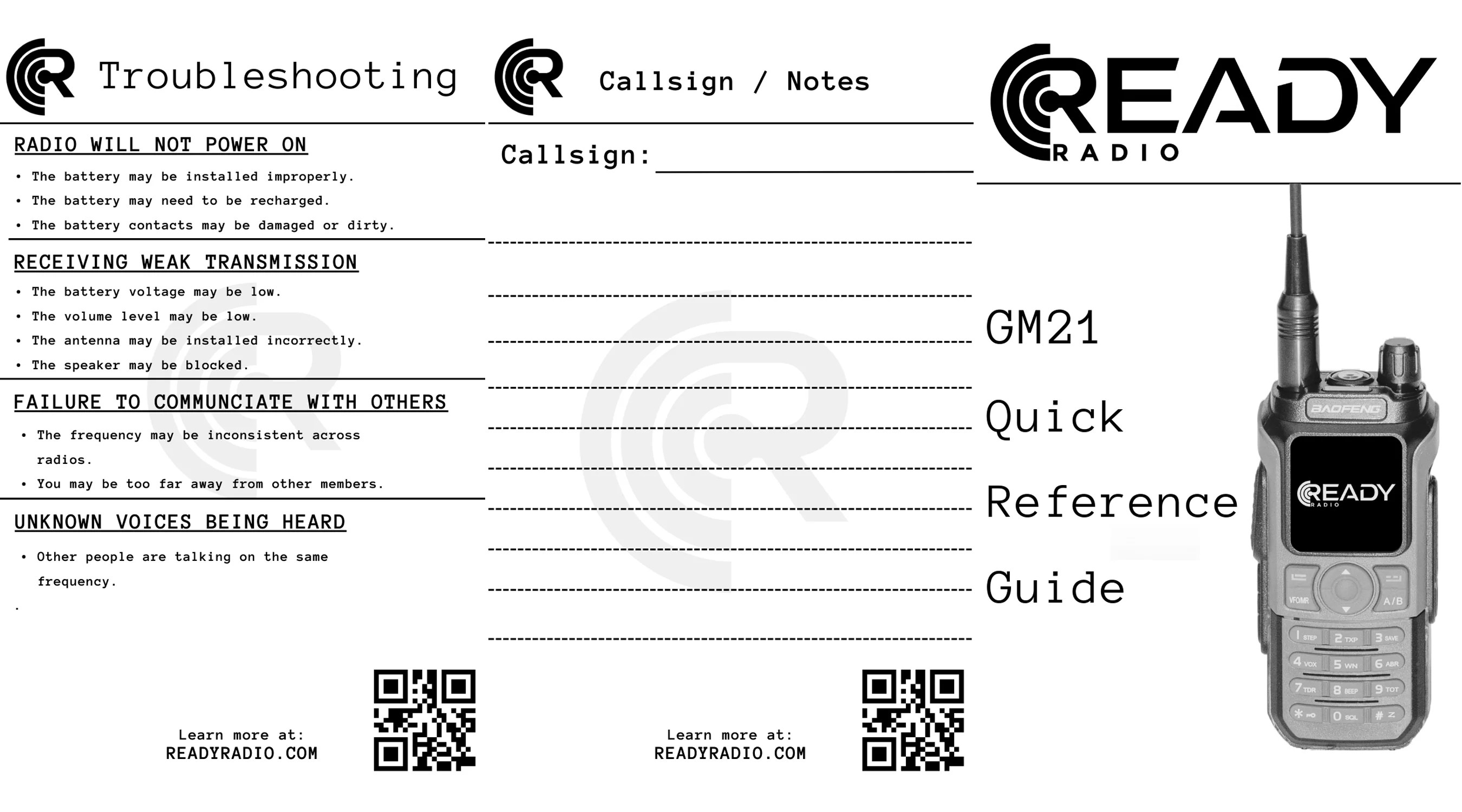 Custom Programmed Radio Starter Kit Ready Radio