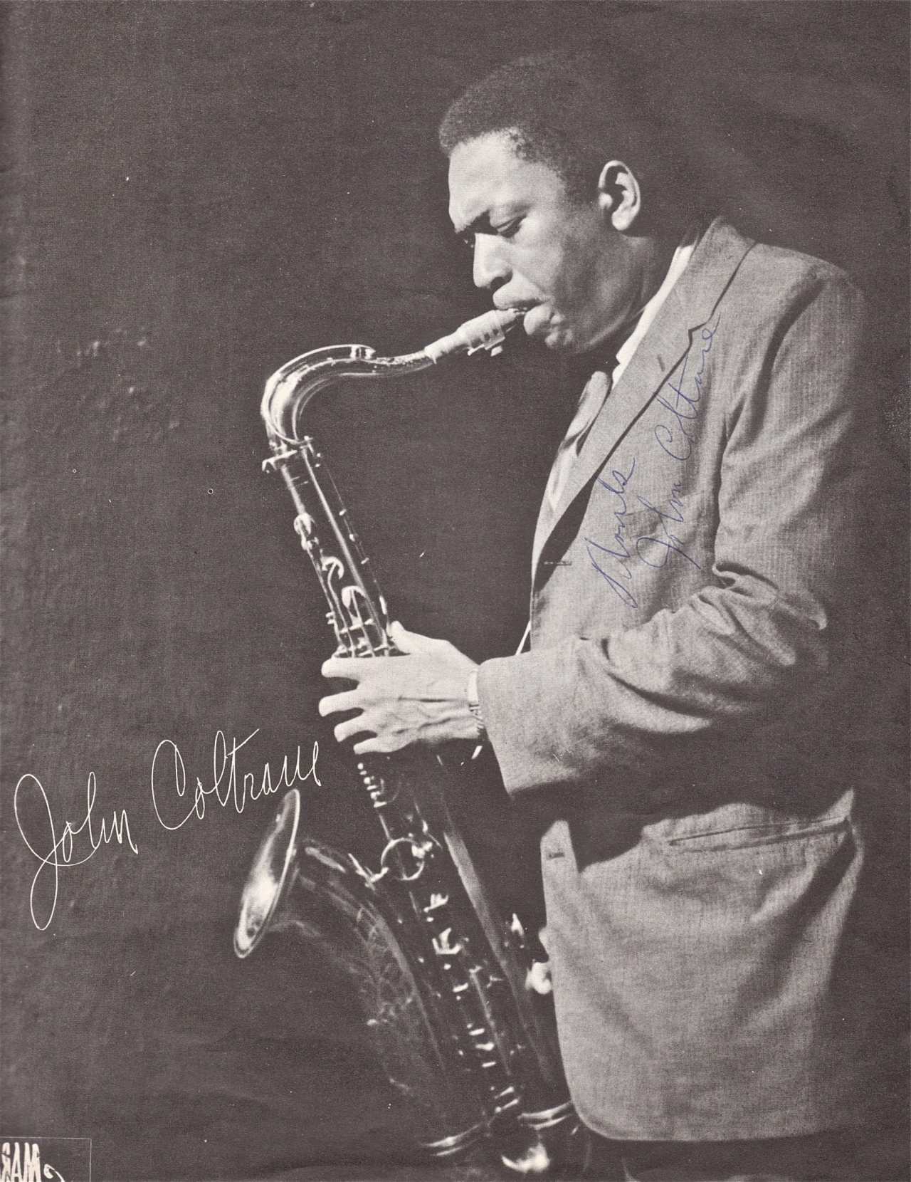 John Coltrane – Signed 1959 New York Jazz Festival Concert Program