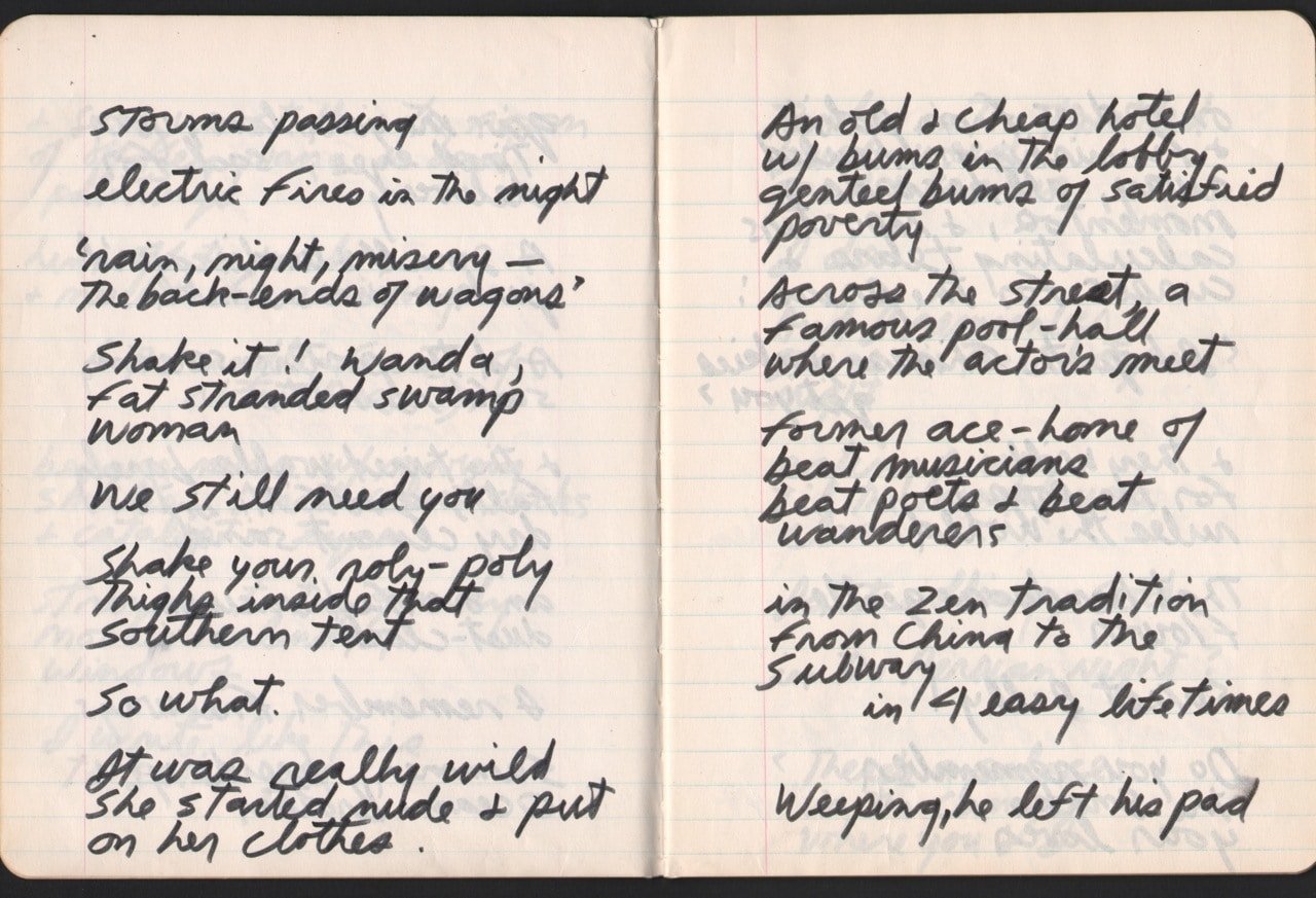 Jim Morrison – 1971 “Paris Journal” Manuscript / Notebook, With Letters ...