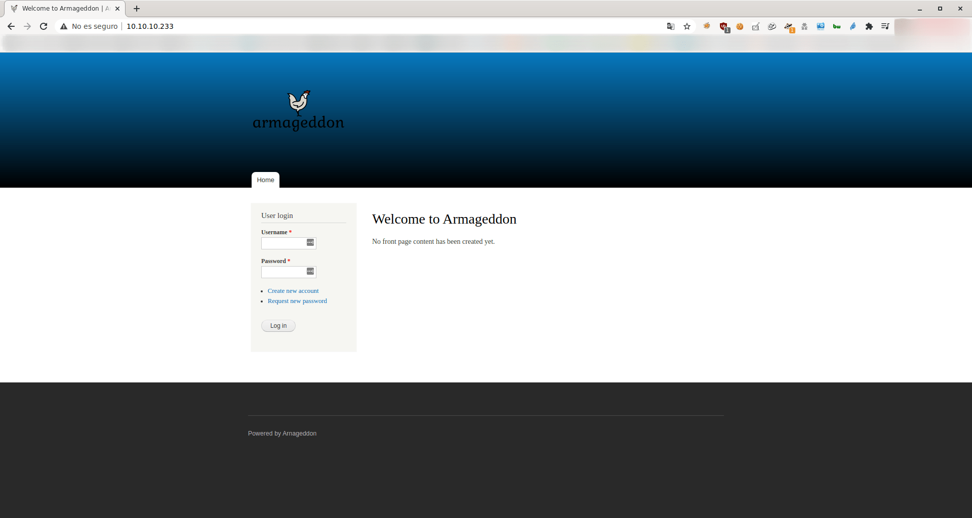 HackTheBox – Armageddon Writeup – Red-Orbita