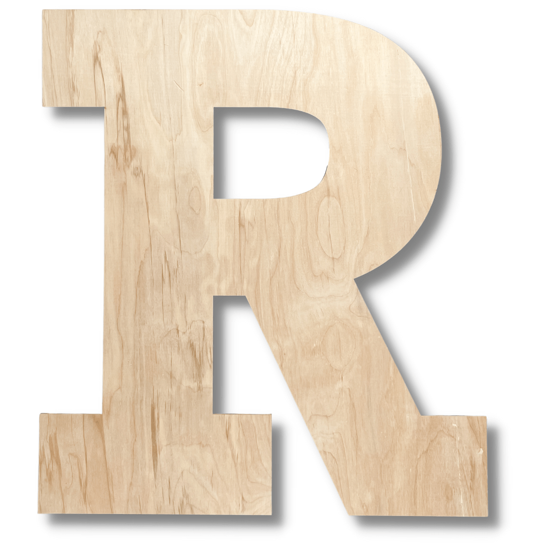 Block Letter Blank DIY Kit | 4" - 18" - Redbyrd Designs