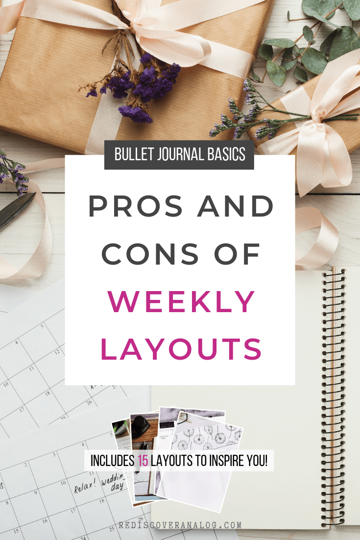 Bujo Basics: Weekly Log — Analog From Here