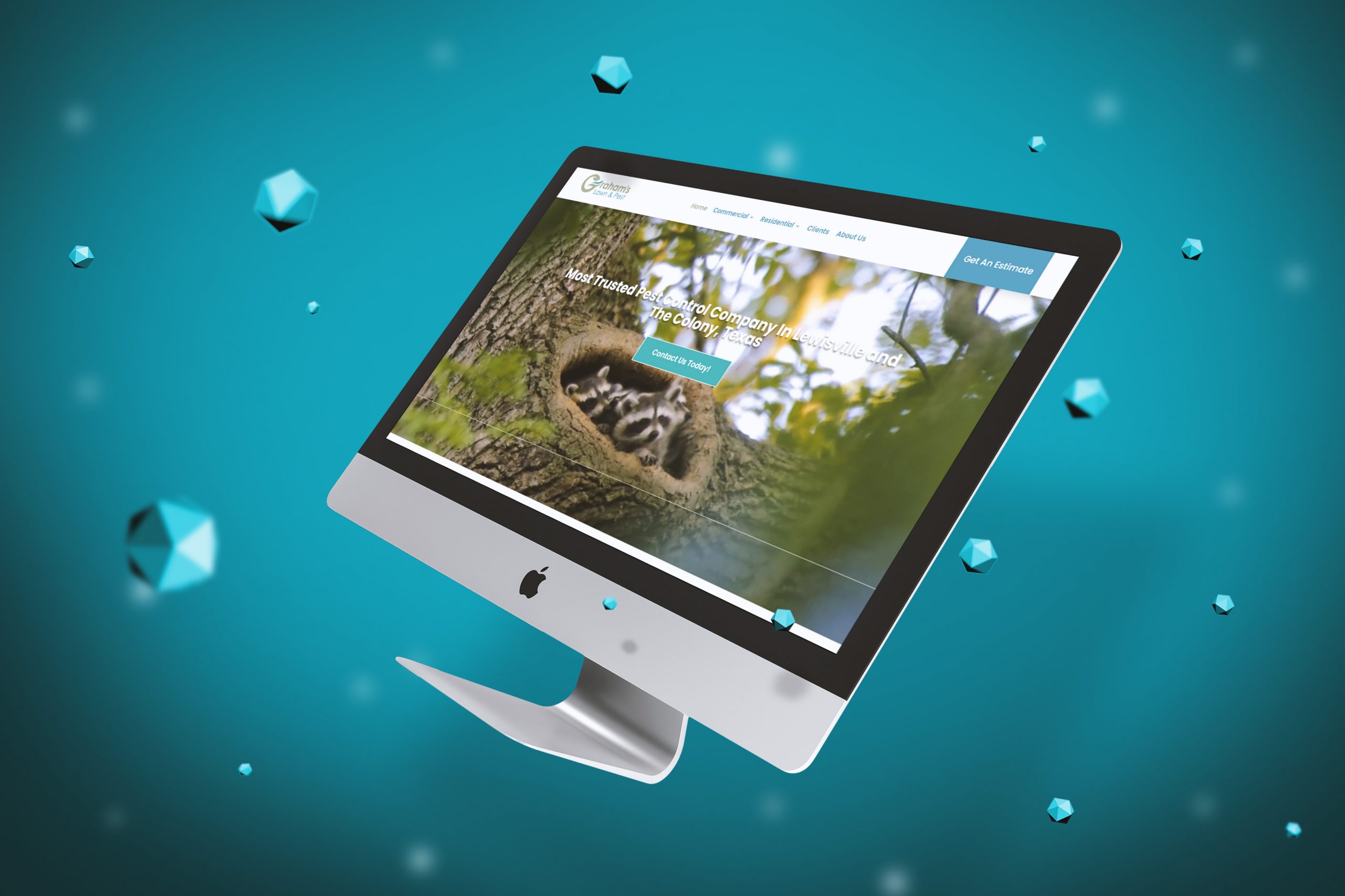 Graham Lawn and Pest - Reed Design Group | DFW-Professional Website Design