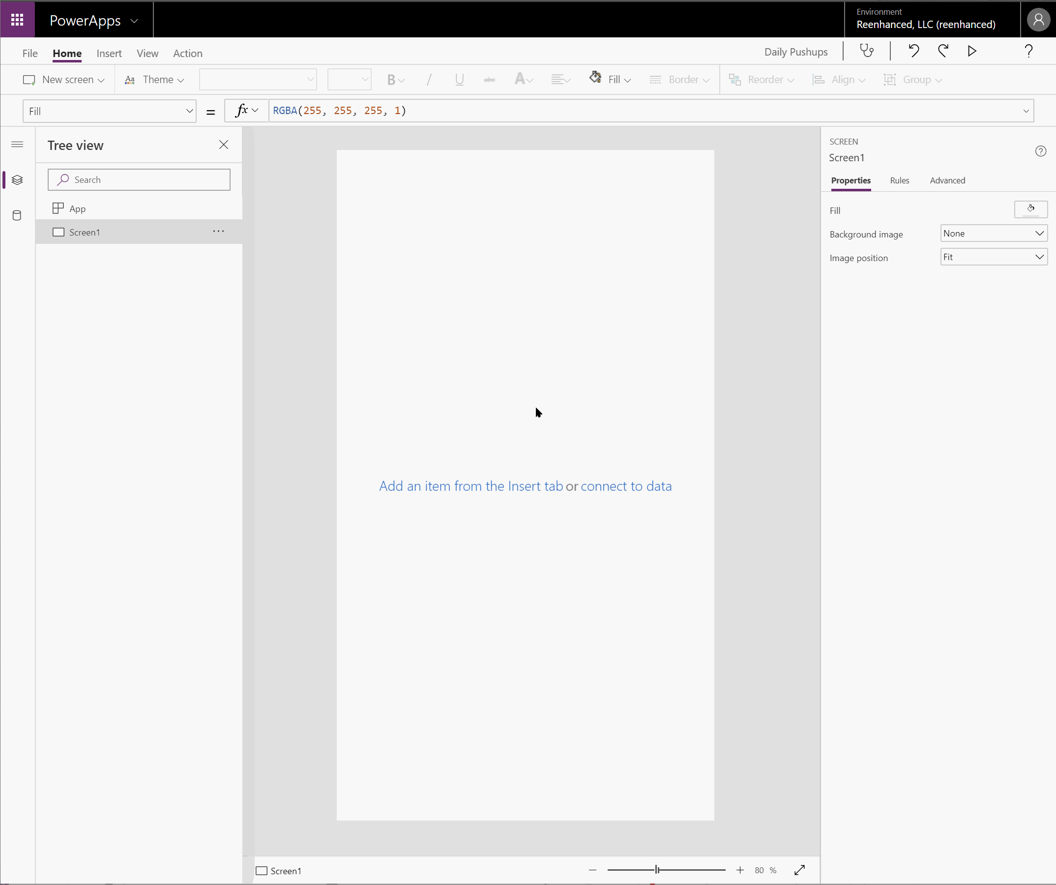 Building a PowerApp that uses Excel as a database » reenhanced