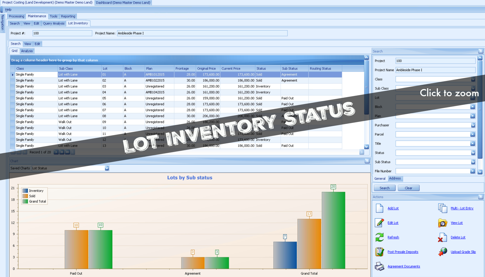 Lot Inventory | Reflex ERP