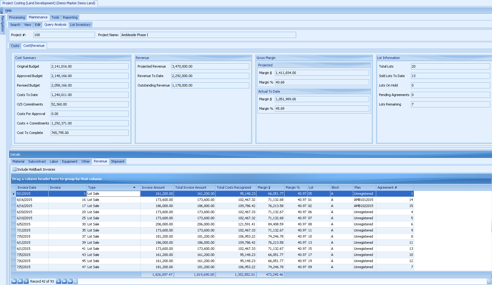 Land Management | Reflex ERP