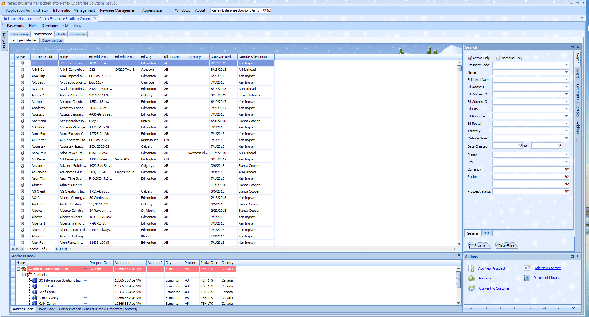Relations Management | Reflex ERP Software
