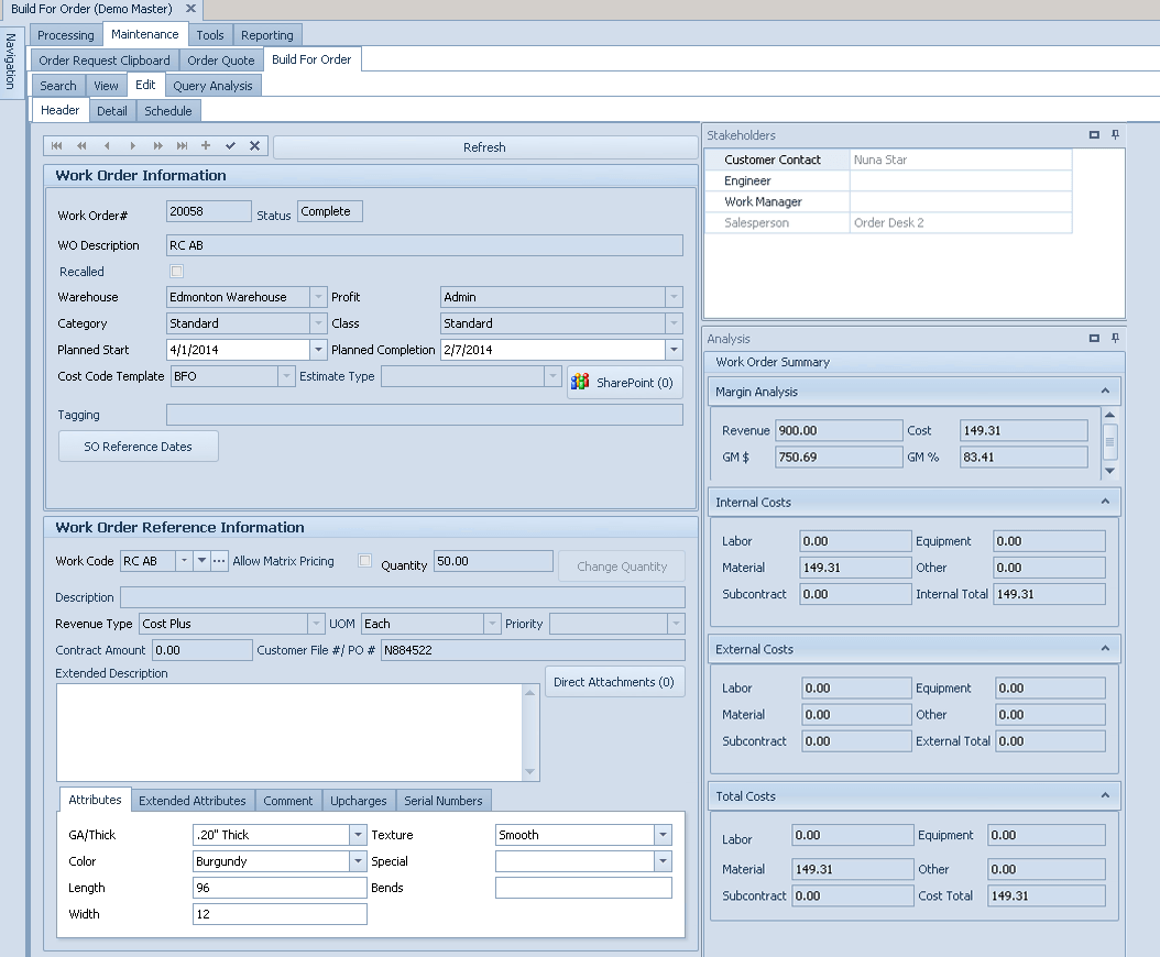 ERP Software for Manufacturing | Reflex ERP Software