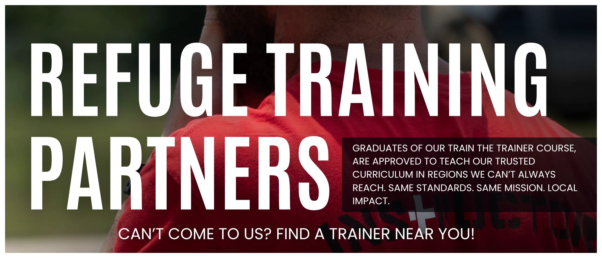 Refuge Training Partner Classes Refuge Medical