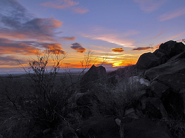 Petroglyphs Sunset | RegenAxe