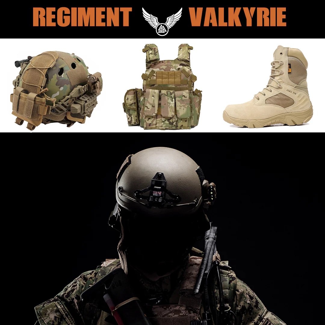 Dominate The Battlefield With Regiment Valkyrie Airsoft Tactical Gear