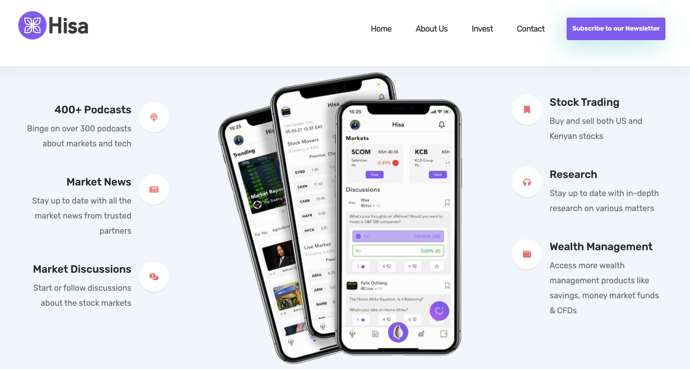 Kenya fintech Hisa launches U.S. stocks trading platform for Kenyans ...