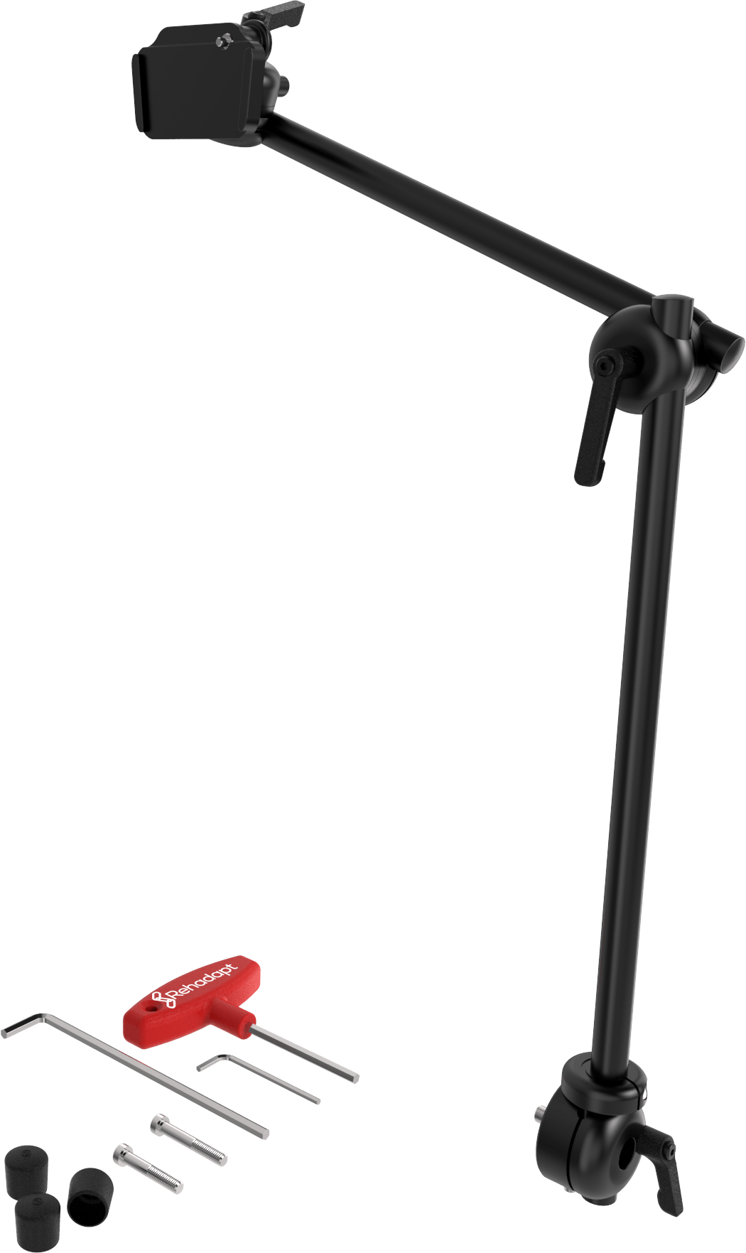 Short wheelchair mounts for AAC devices and tablets | Rehadapt