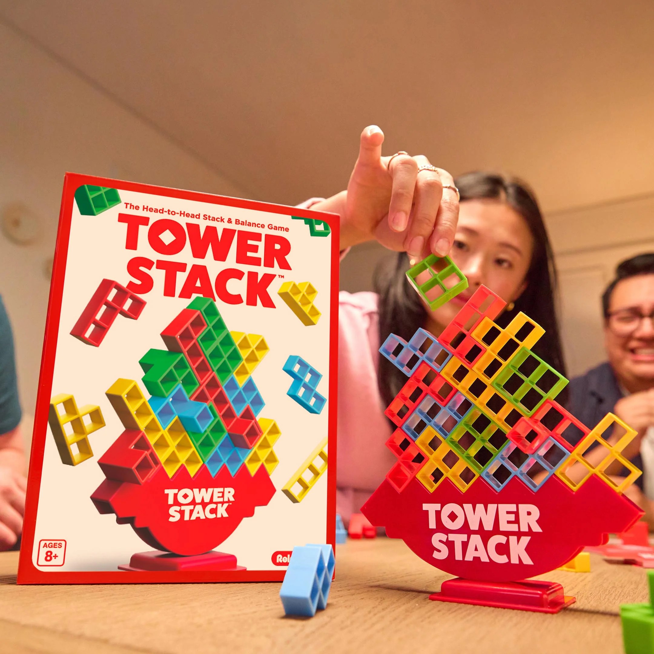 Tower Stack Exciting Head To Head Stacking Game Relatable