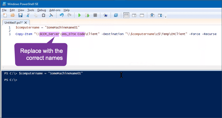 Installing SCCM Client Remotely Using PowerShell - Remendar