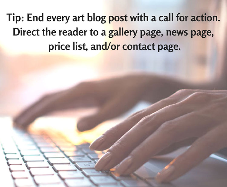 Simple Steps to Writing Art Blog Posts