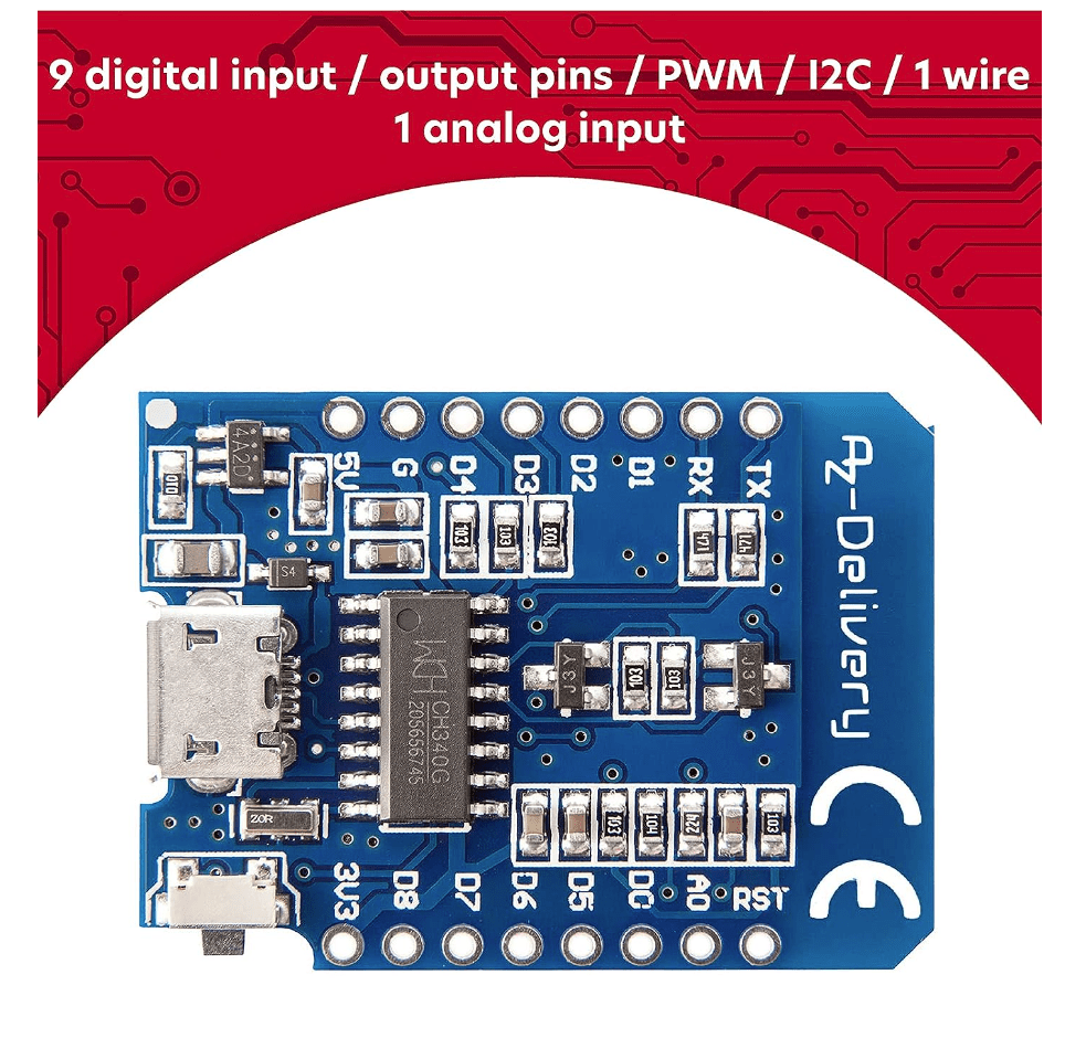 D1 Mini / WLED Controller til Matrix Display og LED Lightstrips med ...