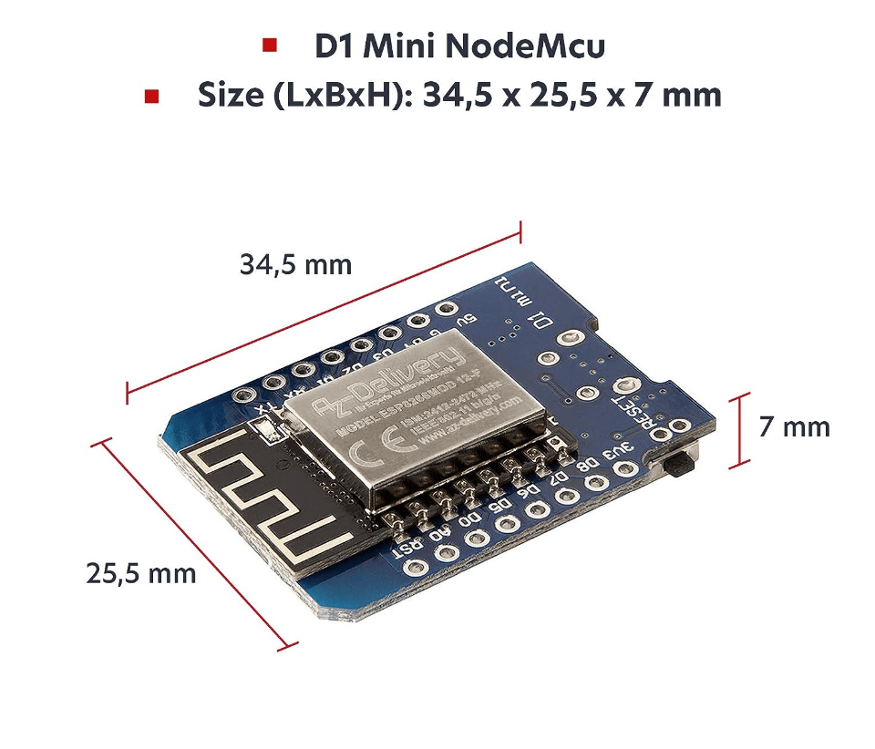 D1 Mini / WLED Controller til Matrix Display og LED Lightstrips med ...
