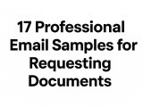 17 лучших образцов электронных писем для запроса документов