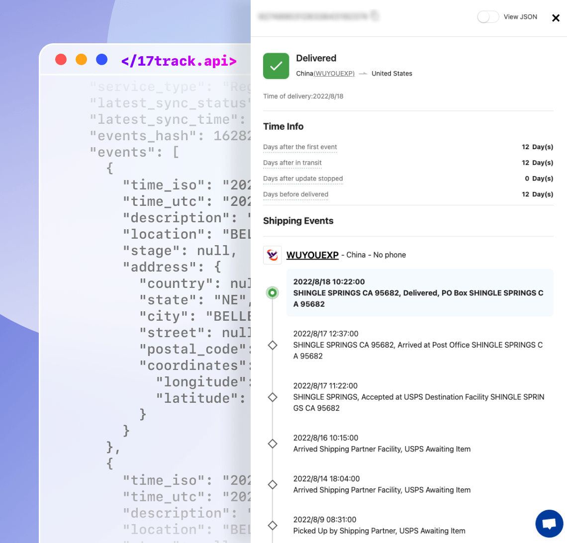 Tracking Api 17track