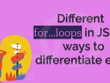 Javascript For Loops Their Uses Trick To Remember Each