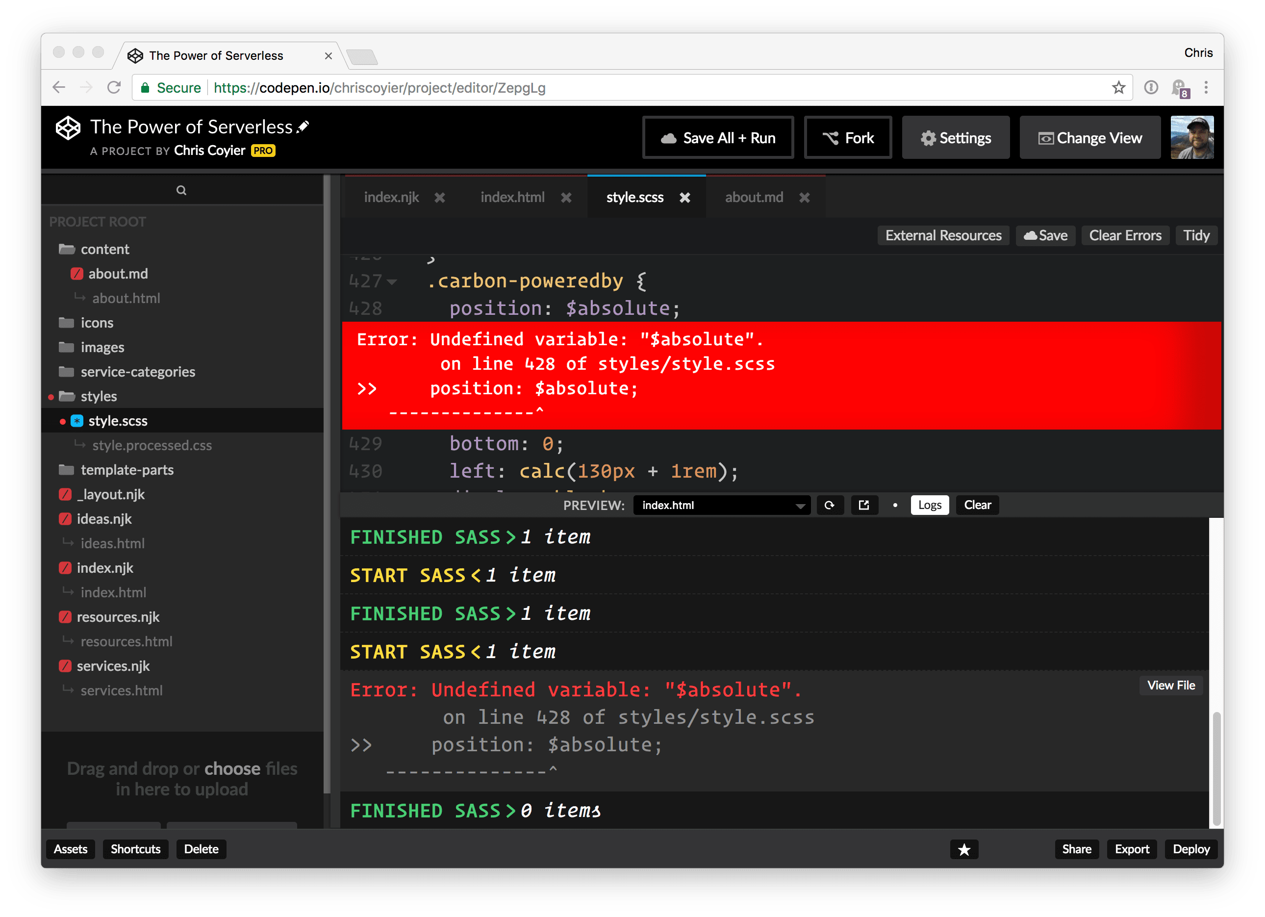 Logs And Errors In Codepen Projects Codepen Blog