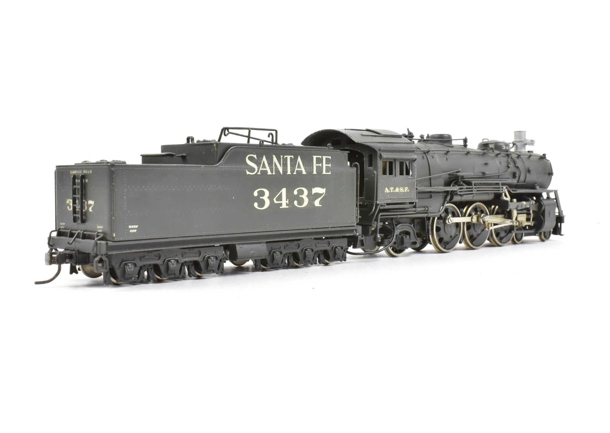 Ho Brass Balboa Atsf Santa Fe 3400 Class 4 6 2 Pacific Cp 3437