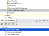View Source File Structure Pycharm