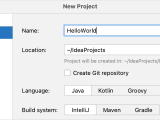 Create Your First Java Application Intellij Idea