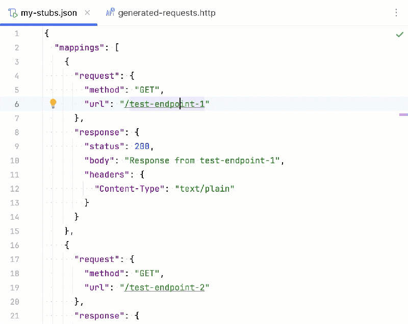 WireMock | IntelliJ IDEA Documentation