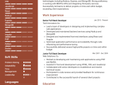 24 Front End Developer Resume Examples And Templates For 2025 Best