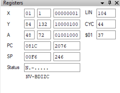 Overview of the CPU 6510 Register Set for the C64 – Retro-Programming