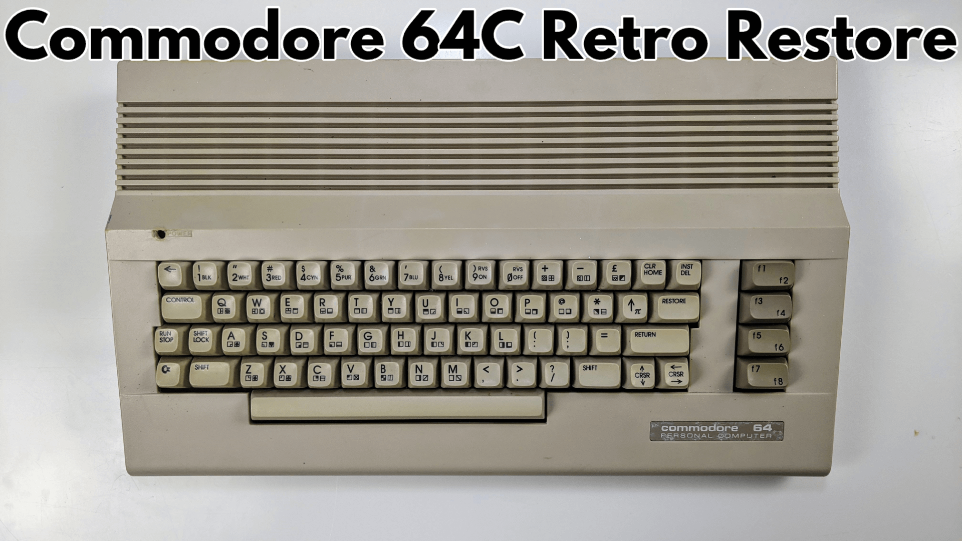 Commodore 64C Retro Restore - Retro Gaming Banter