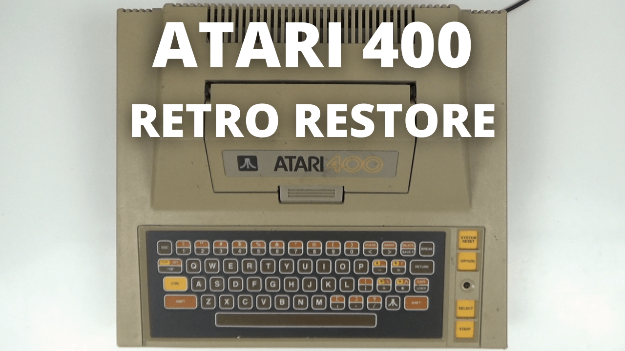 Atari 400 Retro Restore - Will this 40+ year old computer still work ...