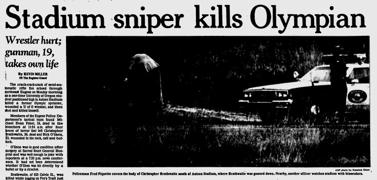 Stadium sniper kills former Olympic sprinter in Oregon 30 years ago ...