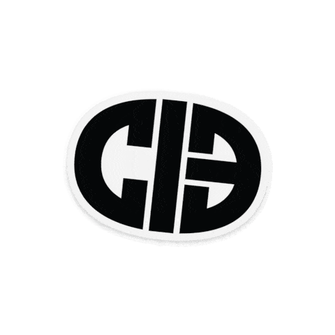 CIB Sticker - Black - Retro Rollers Inc.