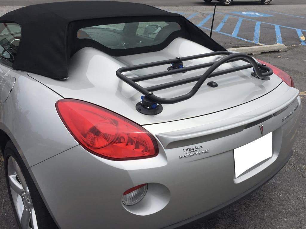 Pontiac Solstice Luggage Rack - No Metal Clamps No Damage