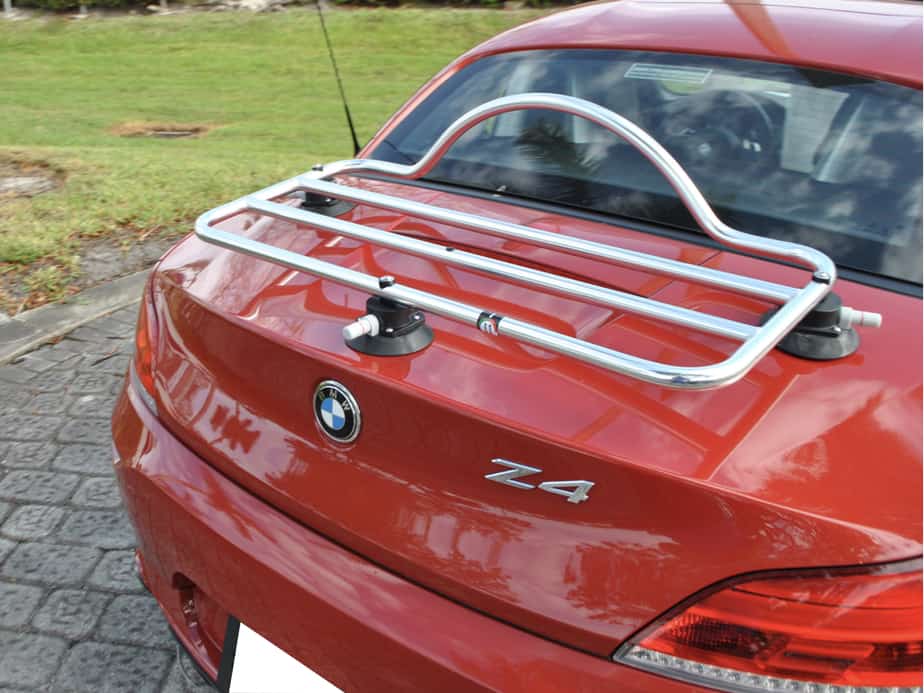BMW Z4 Cargo Carrier : No metal clamps = No Paint Damage