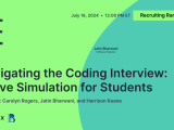Recruiting Ramp Up Navigating The Coding Interview A Live Simulation