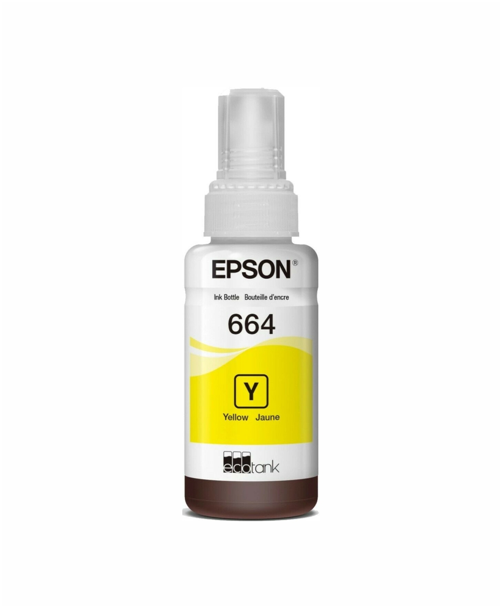 Epson T664 Yellow Genuine Ink Bottles - T664420-AL - Riaz Computer