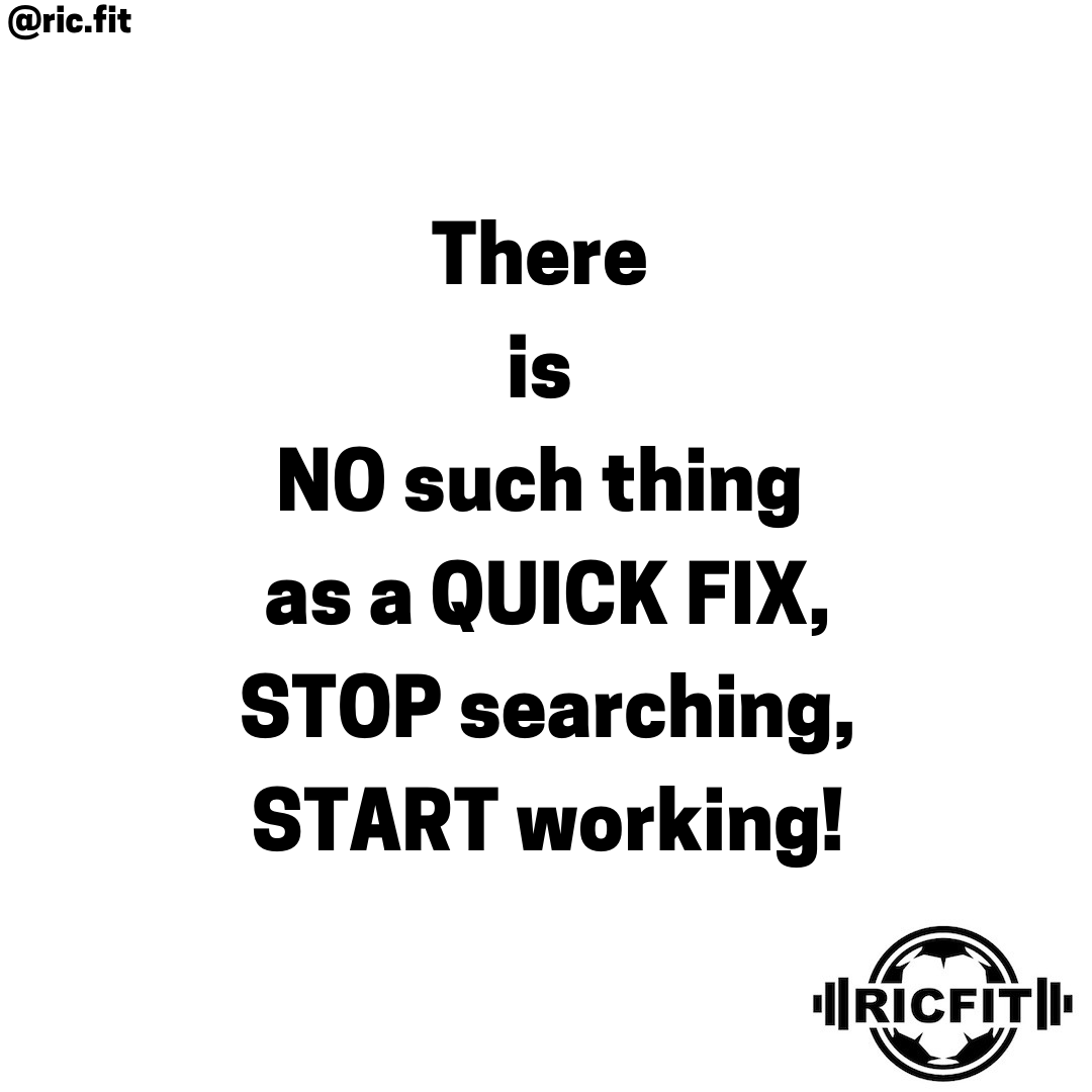 STOP searching, START working! | RicFit