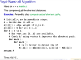 6 Dp Floyd Warshall Algorithms And Analysis Notes