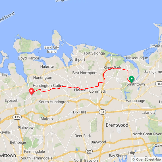 New York State Bicycle Route 25A – Bike New England