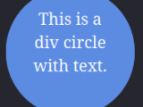 Creating Circles With Css Html Prof Dr Thorsten Riemke Gurzki